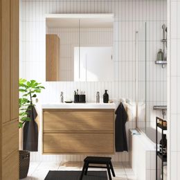 IKEA &Auml;NGSJ&Ouml;N / ORRSJ&Ouml;N Waschbschr+Schubladen/Waschb/Mibatn