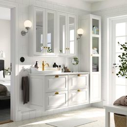 IKEA T&Auml;NNFORSEN / RUTSJ&Ouml;N Waschbeckenschr./Waschb./Mischbat.