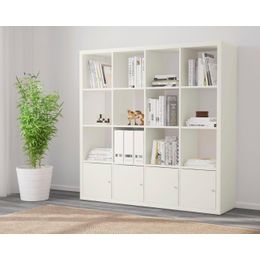 IKEA KALLAX Regal mit 4 Eins&auml;tzen
