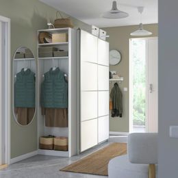 IKEA PAX / MEHAMN Kleiderschrank mit Schiebet&uuml;ren