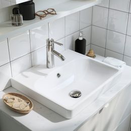 IKEA ORRSJ&Ouml;N Halbeinbauwaschbecken+Siphon