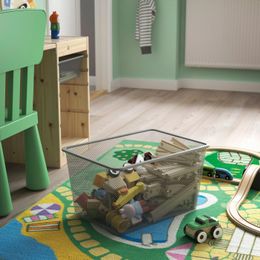 IKEA TROFAST Schreibtisch+Netzdrahtboxen/Ablagen