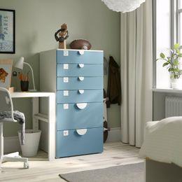 IKEA SM&Aring;STAD / PLATSA Kommode mit 6 Schubladen