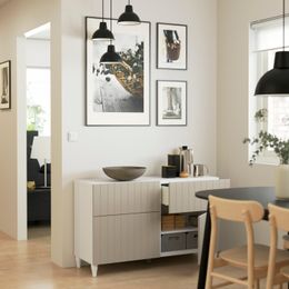 IKEA BEST&Aring; Aufbewkomb.+T&uuml;ren/Schubladen
