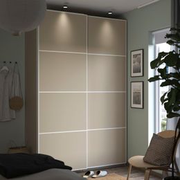 IKEA PAX / MEHAMN Kleiderschrank mit Schiebet&uuml;ren