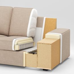 IKEA KIVIK Innenkissen f Sitzpolst 2er-Sofa