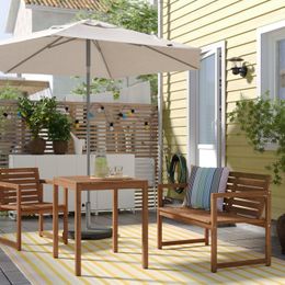IKEA N&Auml;MMAR&Ouml; Bank mit R&uuml;ckenlehne/au&szlig;en