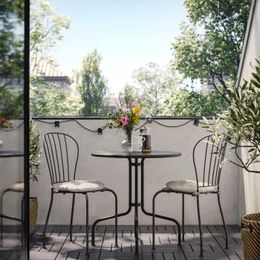 IKEA L&Auml;CK&Ouml; Tisch+2 St&uuml;hle/au&szlig;en