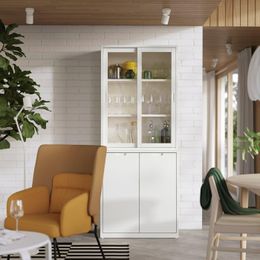 IKEA TONSTAD Aufbewahrung mit Glasschiebet&uuml;ren