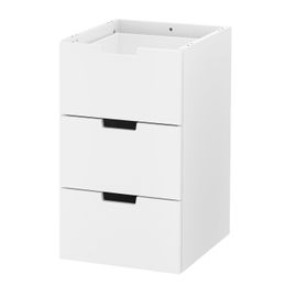 IKEA NORDLI Schubladenelement/3 Schubl.