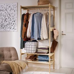 IKEA KRON&Ouml;REN Kleiderschrank, offen