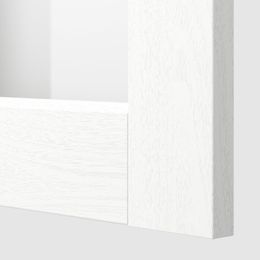 IKEA METOD Wandschrank mit B&ouml;den/4 Glast&uuml;ren