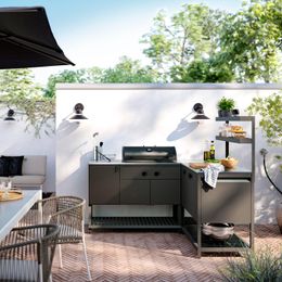 IKEA B&Aring;TSK&Auml;R Au&szlig;enk&uuml;che mit Kohlegrill