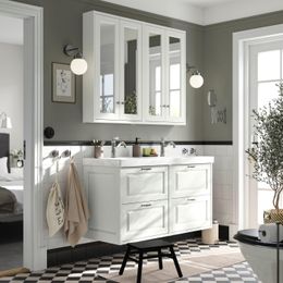 IKEA T&Auml;NNFORSEN / ORRSJ&Ouml;N Waschbeckschr/Waschbeck/Mibatterien