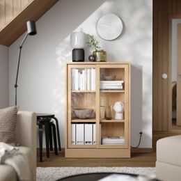 IKEA TONSTAD Vitrine mit Schiebet&uuml;ren