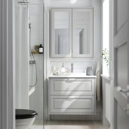 IKEA T&Auml;NNFORSEN / RUTSJ&Ouml;N Waschbschr+Schubladen/Waschb/Mibatt