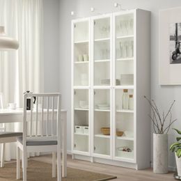 IKEA BILLY / OXBERG B&uuml;cherregal mit Glast&uuml;ren