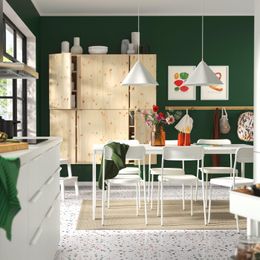 IKEA VIHALS / VIHALS Tisch und 6 St&uuml;hle