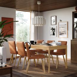 IKEA TONSTAD / TONSTAD Tisch und 6 St&uuml;hle
