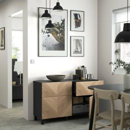 IKEA BEST&Aring; Aufbewkomb.+T&uuml;ren/Schubladen