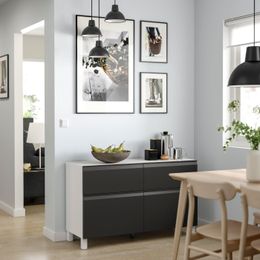 IKEA BEST&Aring; Aufbewkomb.+T&uuml;ren/Schubladen