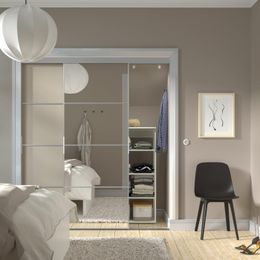 IKEA SKYTTA / MEHAMN/AULI Schiebet&uuml;r-Kombination