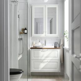 IKEA T&Auml;NNFORSEN / RUTSJ&Ouml;N Waschbschr+Schubladen/Waschb/Mibatt