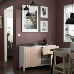 IKEA BEST&Aring; Aufbewkomb.+T&uuml;ren/Schubladen