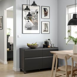 IKEA BEST&Aring; Aufbewkomb.+T&uuml;ren/Schubladen