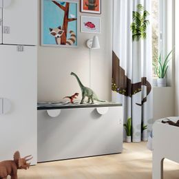IKEA SM&Aring;STAD Bank mit Kasten