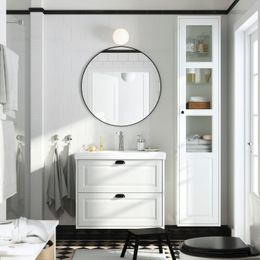 IKEA T&Auml;NNFORSEN / ORRSJ&Ouml;N Waschbschr+Schubladen/Waschb/Mibatt