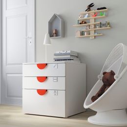 IKEA SM&Aring;STAD / PLATSA Kommode mit 3 Schubladen