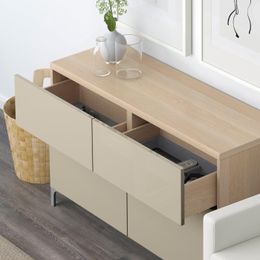 IKEA BEST&Aring; Aufbewkomb.+T&uuml;ren/Schubladen