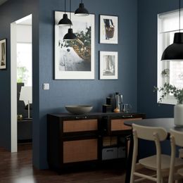 IKEA BEST&Aring; Aufbewkomb.+T&uuml;ren/Schubladen
