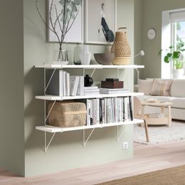 IKEA BERGSHULT / PERSHULT Wandregalkombination