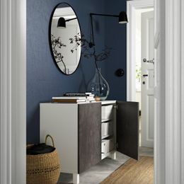 IKEA BEST&Aring; Aufbewahrung mit T&uuml;ren
