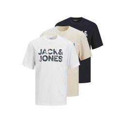 Jack & Jones Jack & Jones T-Shirt BRYAN Kurzarmshirt 3er Pack