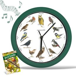 Starlyf&reg; Wanduhr - Uhr mit nat&uuml;rlichen Vogelstimmen Birdsong Clock