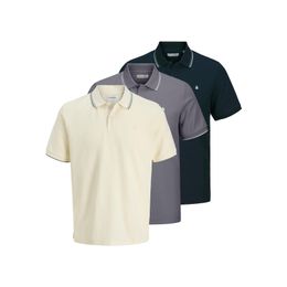 Jack & Jones Jack & Jones Poloshirt Austin Kurzarmshirt im Dreierpack