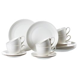 Ritzenhoff & Breker Ritzenhoff & Breker Kaffeeservice Levi Weiss 18er Set
