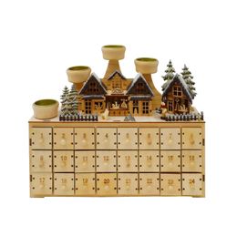 HTI-Living Adventsleuchter mit Adventskalender zum Bef&uuml;llen