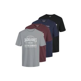 Jack & Jones Jack & Jones T-Shirt SIMON Kurzarmshirt 5er Pack