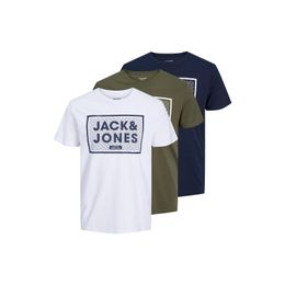 Jack & Jones Jack & Jones T-Shirt HARRISON TEE CREW NECK Kurzarmshirt 3er Pack