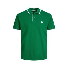 Jack & Jones Jack & Jones Poloshirt LOGAN Polo Kurzarmshirt mit Kontraststreifen und Logo-Details