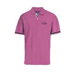Jack & Jones Jack & Jones Shirt Piqu&eacute;-Poloshirt BLUWAVE POLO SS mit Rippb&uuml;ndchen und Logo-Stitching