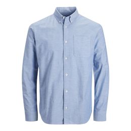 Jack & Jones Jack & Jones Hemd BROOK Slimfit Langarmhemd mit Button-Down-Kragen