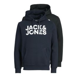 Jack & Jones Jack & Jones Hoodie Corp Logo Kapuzensweatshirt Doppelpack