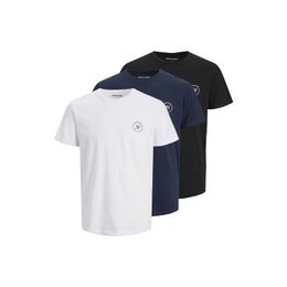 Jack & Jones Jack & Jones T-Shirt JAXON TEE CREW NECK Kurzarmshirt 3er Pack