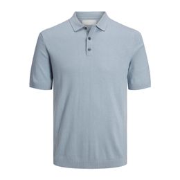 Jack & Jones Jack & Jones Poloshirt EMIL Gestricktes Kurzarmshirt mit Polokragen
