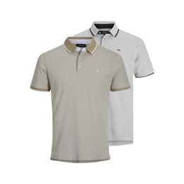 Jack & Jones Jack & Jones Poloshirt Paulos Kurzarmshirt im Doppelpack